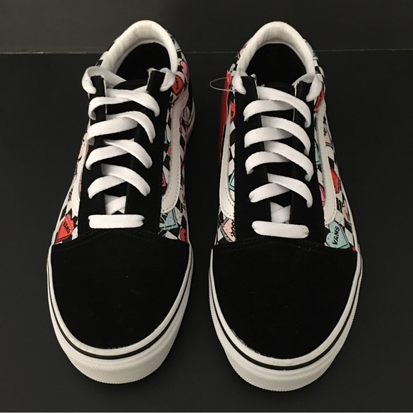 Vans | Shoes | Vans Conversation Candy Hearts Skate Shoes Sneakers Low ...